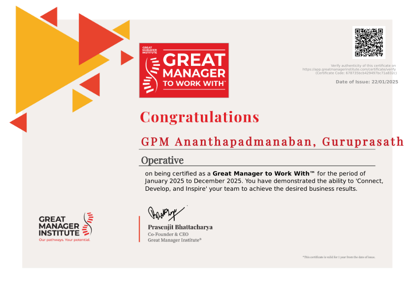 Guruprasath A - Senior Software Engineering Manager at Operative | LinkedIn